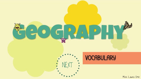 GEOGRAPHY-VOCABULARY | Genially