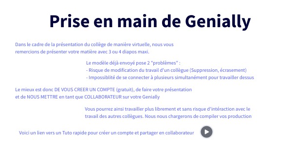 Prise en main Genially | Genially