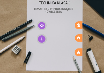 Klasa 6 technika rzutowanie prostokątne - ćwiczenia | Genially