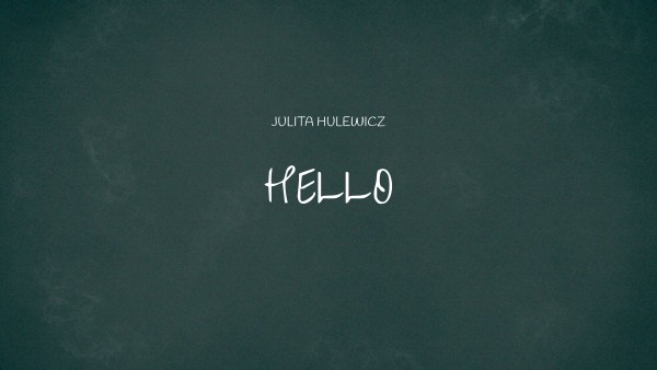 KLASA 2 HELLO - 19.09.2022