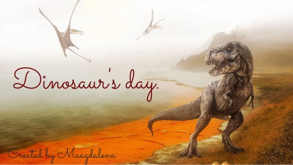 Dinosaur's day. | Genially