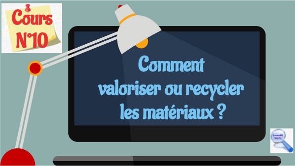6ème COURS N°10 la valorisation des matériaux | Genially