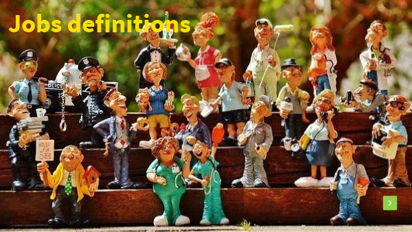 Jobs definitions | Genially