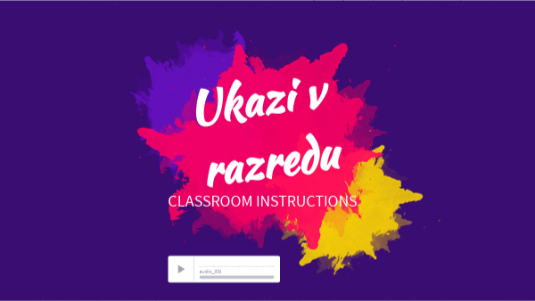 CLASSROOM INSTRUCTIONS | Genially