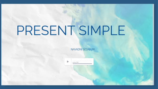 present simple | Genially