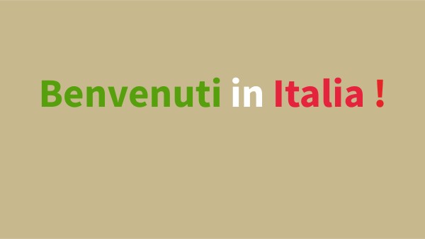 Benvenuti in Italia | Genially