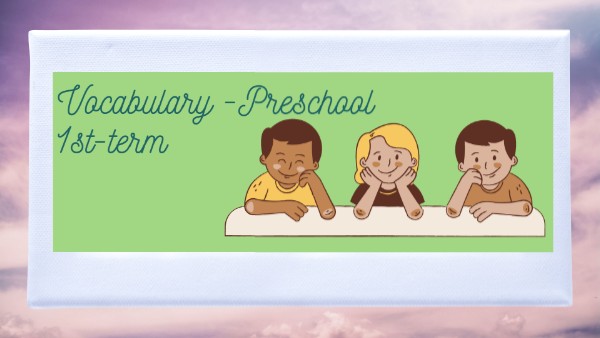 Vocabulary-Preschool