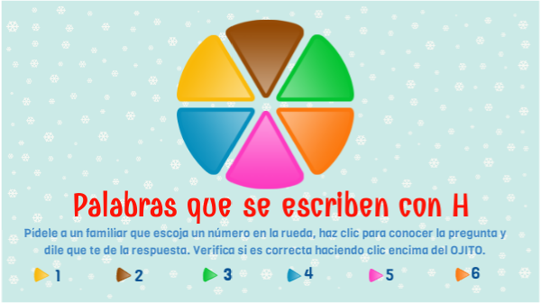 PALABRAS CON H | Genially