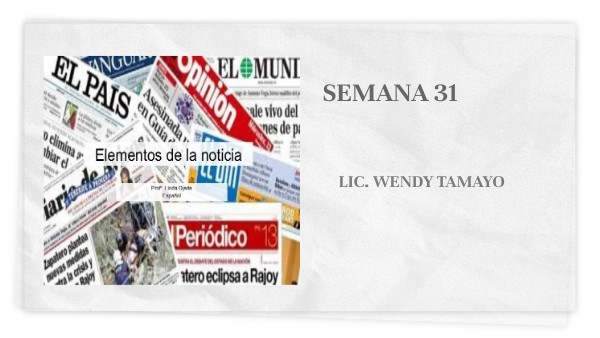 La noticia: intención comunicativa y estructura | Genially