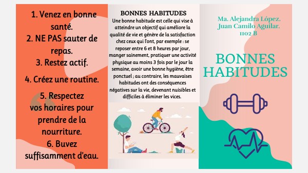 Brochure bonnes habitudes | Genially