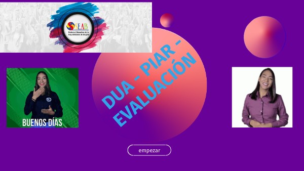 DUA - PIAR - EVALUACION