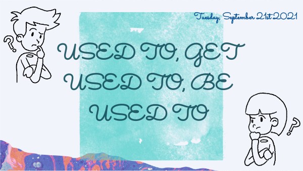 USED TO, GET USED TO, BE USED TO | Genially