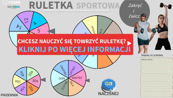 AD Ruletka sportowa | Genially