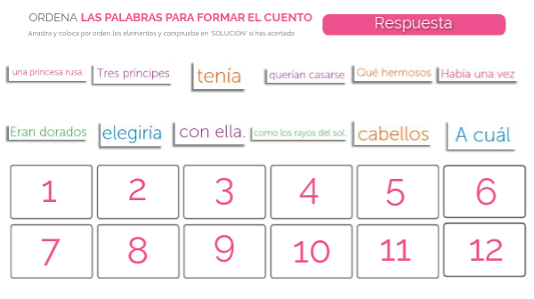 Ordenar el cuento | Genially