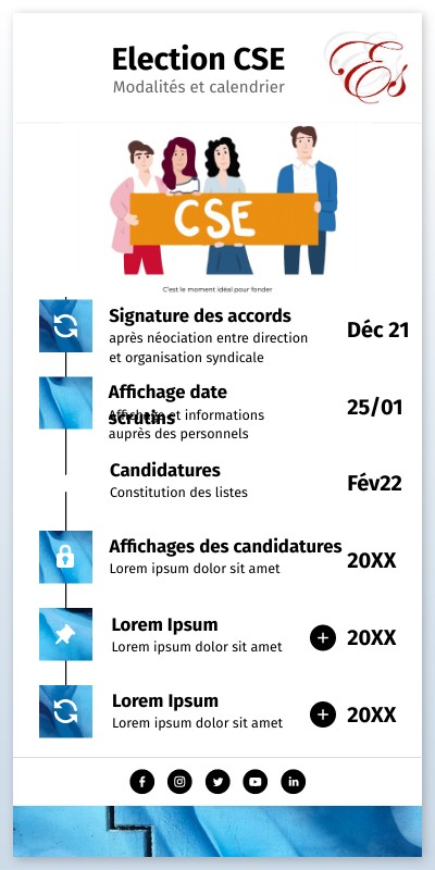 calendrier Vote CSE