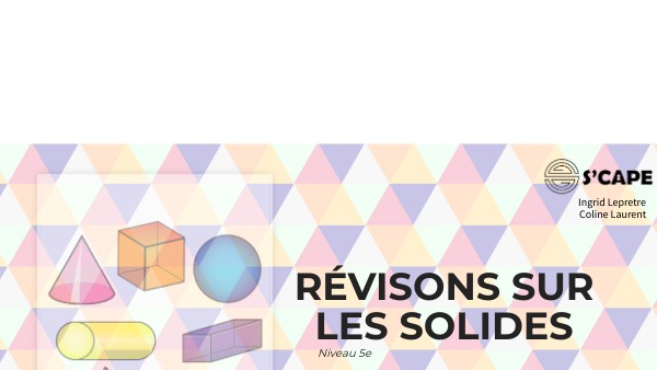 Solides 5e | Genially