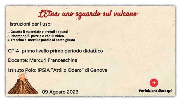 ETNA: uno sguardo sul vulcano | Genially