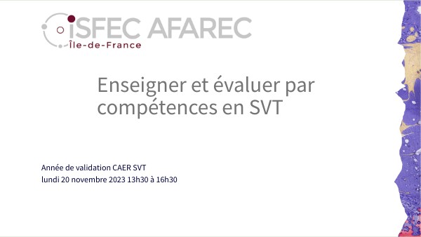 enseigner et évaluer par compétences en SVT | Genially