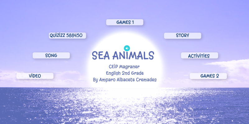 SEA ANIMALS 2nd Grade