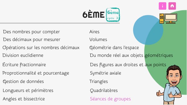 Progression 6ème | Genially