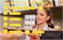 An der Imbissbude | Genially