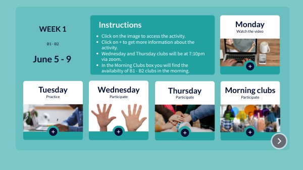 ACTION PLAN B1 - B2 | Genially