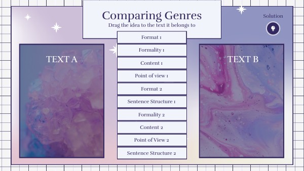 Comparing Genres | Genially