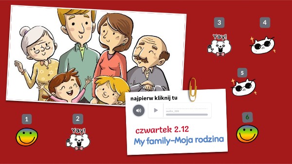 ANGIELSKI my family 6 latki | Genially