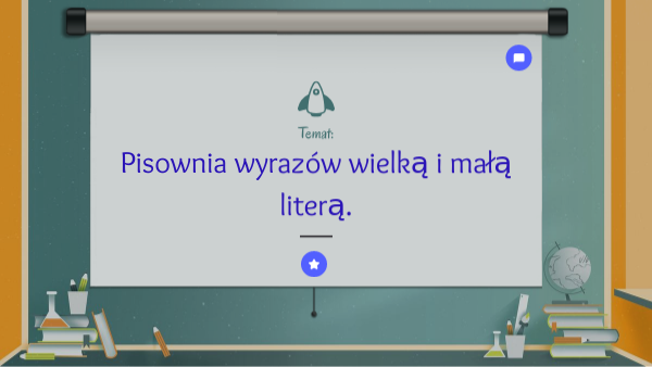 Pisownia wyrazów wielką i małą literą. (kl.6) | Genially