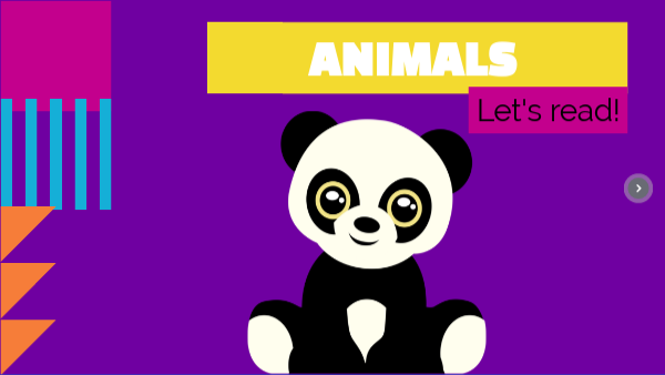 Wild animals - reading | Genially