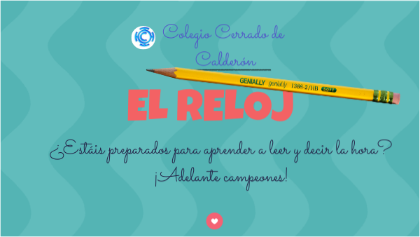 El reloj. 5 años | Genially