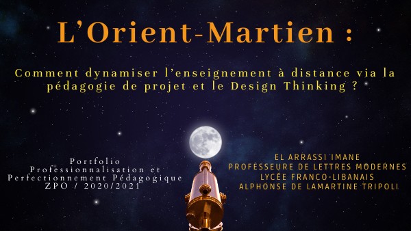 PORTFOLIO L'ORIENT MARTIEN | Genially