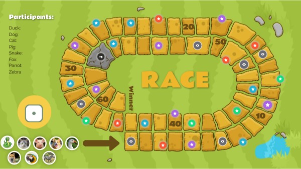 RACE (animals, family, school supplies)) | Genially