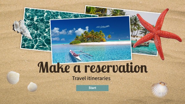 A2 Make a reservation Travel itineraries | Genially