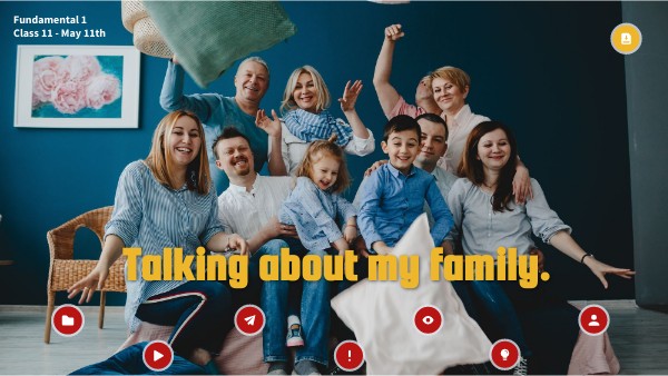 Talking about my family | Genially