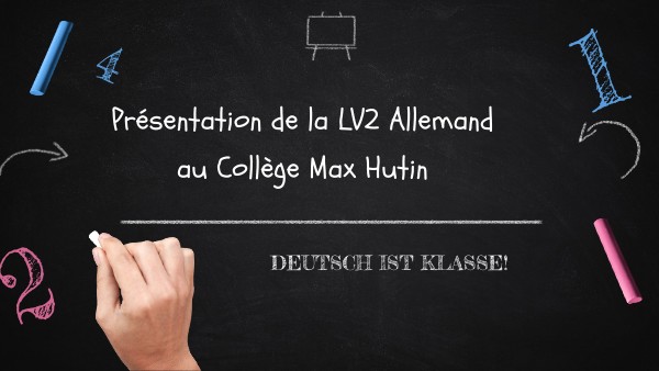 Présentation classe LV2 | Genially