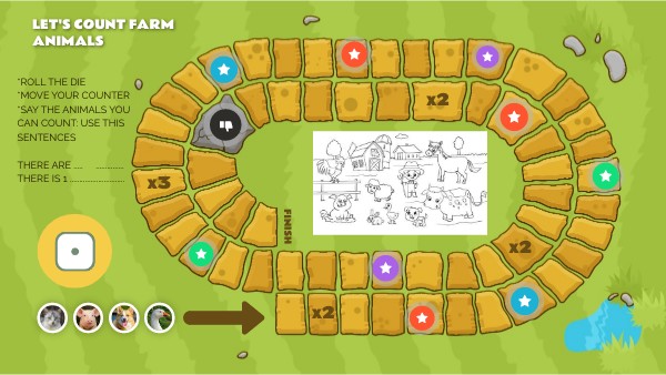 LET'S COUNT FARM ANIMALS