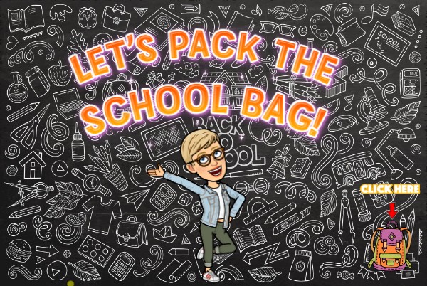 Let's pack the school bag! | Genially