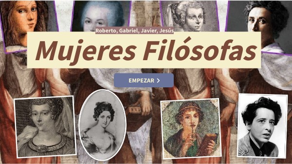 Mujeres Filosóficas | Genially