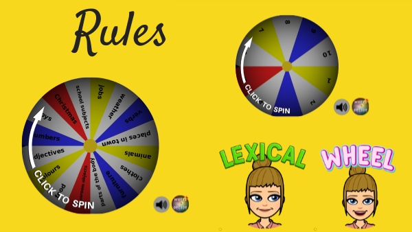 Lexical wheel | Genially