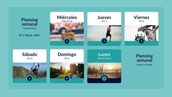 PLANNING SEMANAL | Genially
