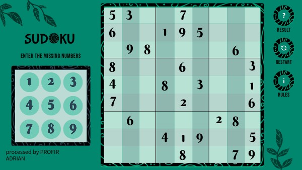 sudoku game
