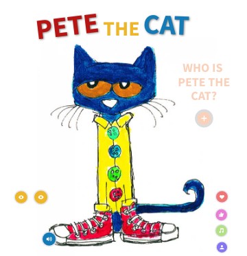 Imagen interactiva PETE THE CAT