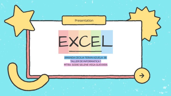 EXCEL INFORMATICA AMANDA TERAN | Genially