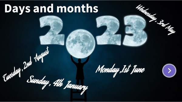 Days and month copie | Genially