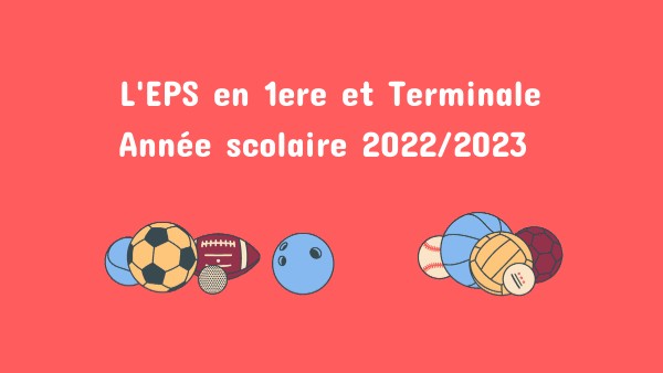 L'EPS en 1ere et Terminale