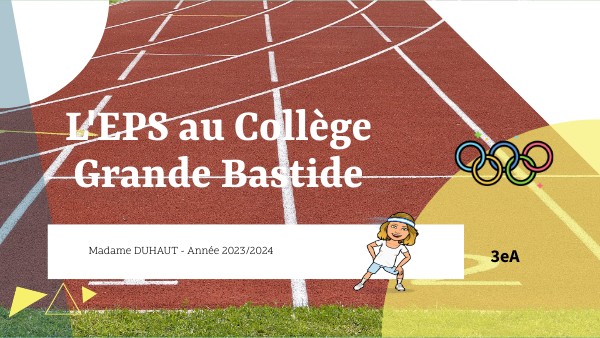 Mon année d'EPS - Collège Grande bastide | Genially