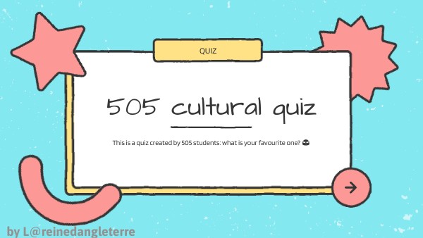 505 cultural quiz