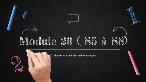 Module 20 ( S5 à S8) | Genially