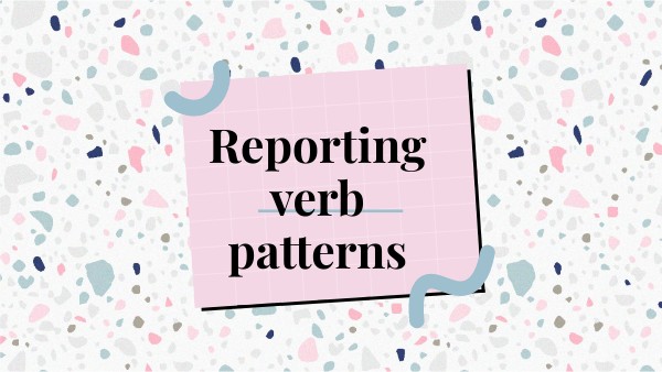 SIV- LG Reporting Verbs